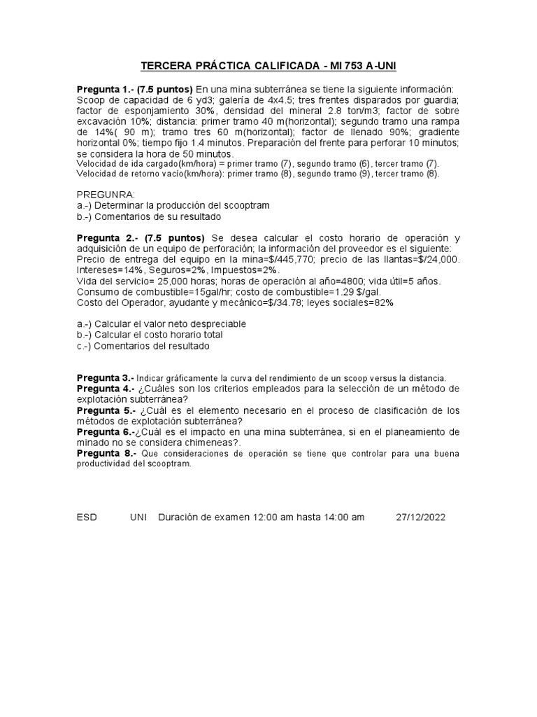 Cuarta Practica C 2022-Ii-Uni | PDF