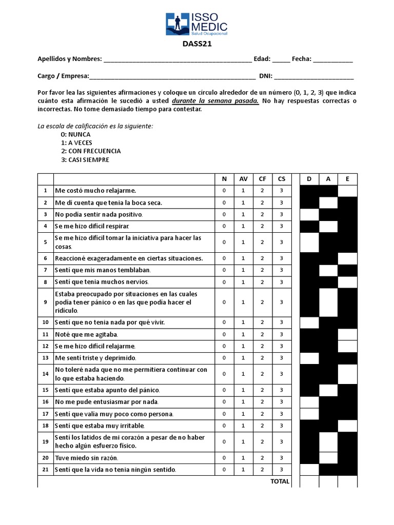 Dass21 Test | PDF