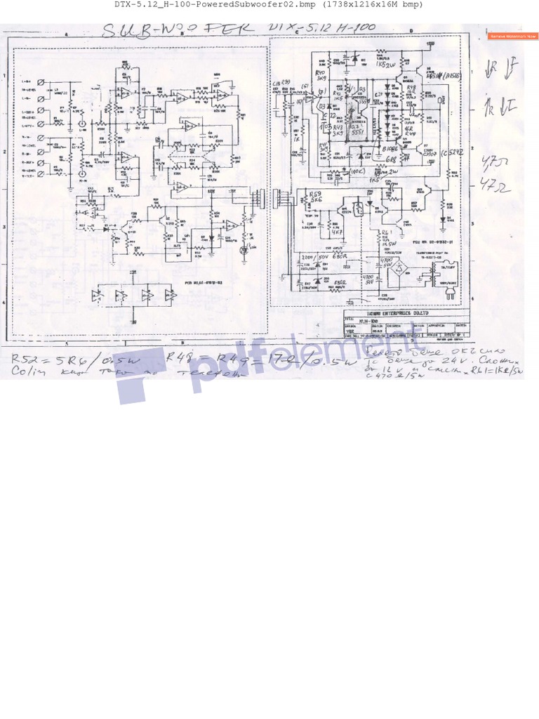 DTX 5.12 - H 100 PoweredSubwoofer America - D 1210R - P02 | PDF