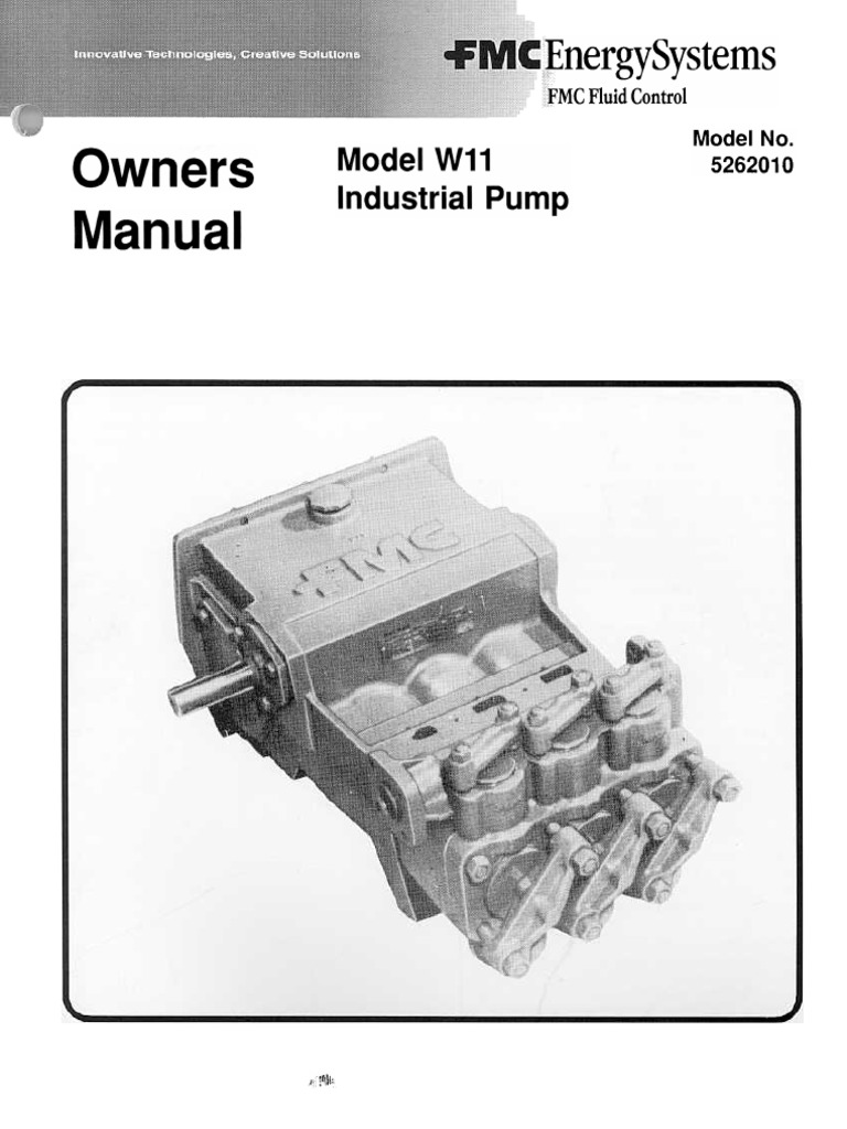 Boart - Pump 435 w11 FMC | PDF | Pump | Screw