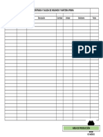 Bitacora de Entradas y Salidas de Almacén | PDF