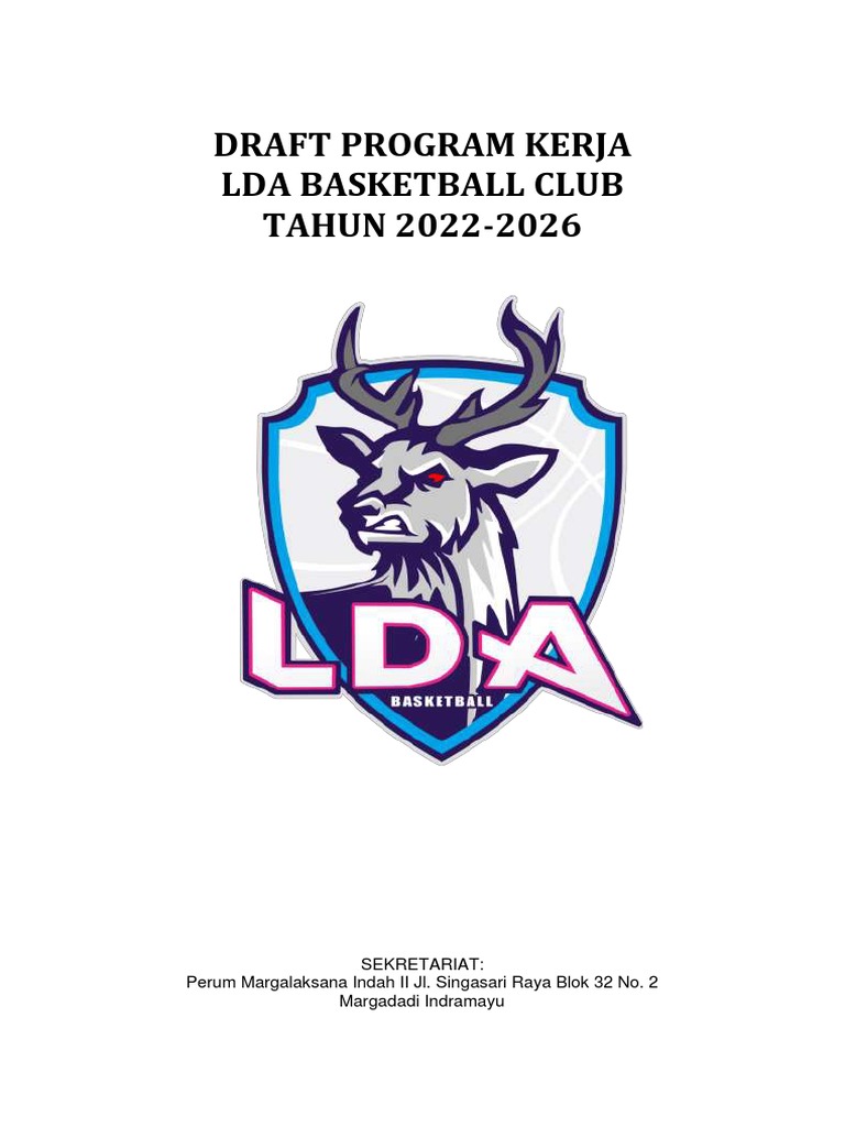 Draft Program Kerja LDA | PDF