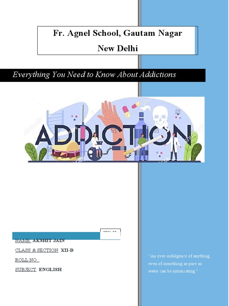 Addiction Project | Download Free PDF | Substance Abuse | Psychoactive ...