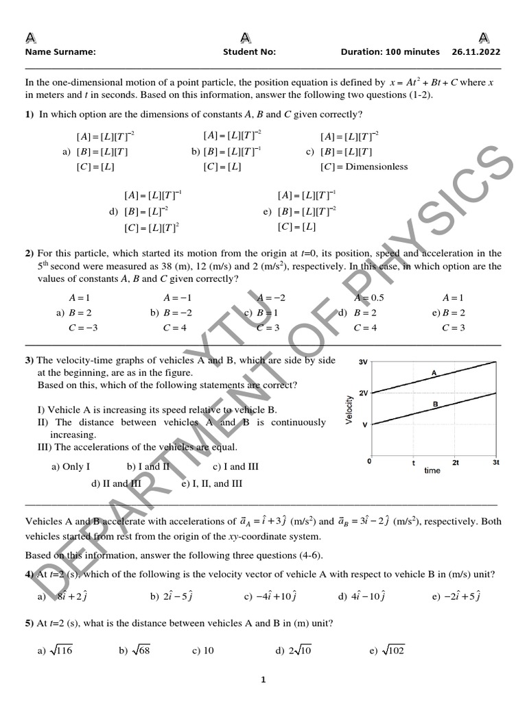 2022 | PDF | Force | Acceleration