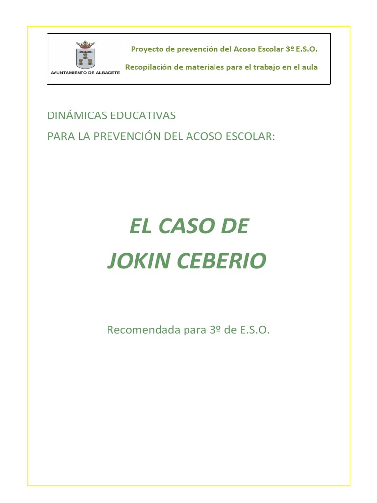 El Caso de Jokin | PDF | Las emociones