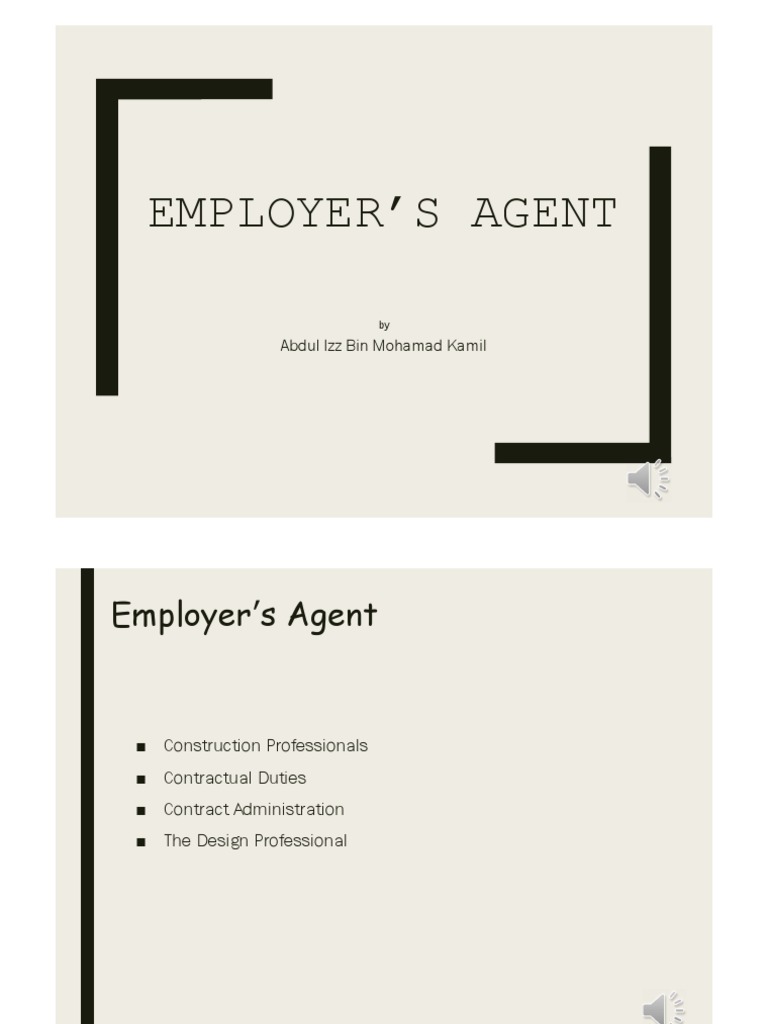 Employers Agent | PDF | Legal Liability | Employment