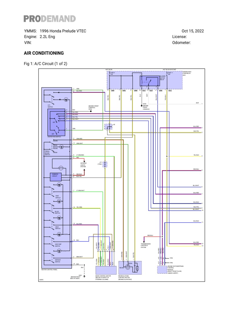 Diagramas Prelude H22A1 | PDF | Automotive Technologies | Sports Cars