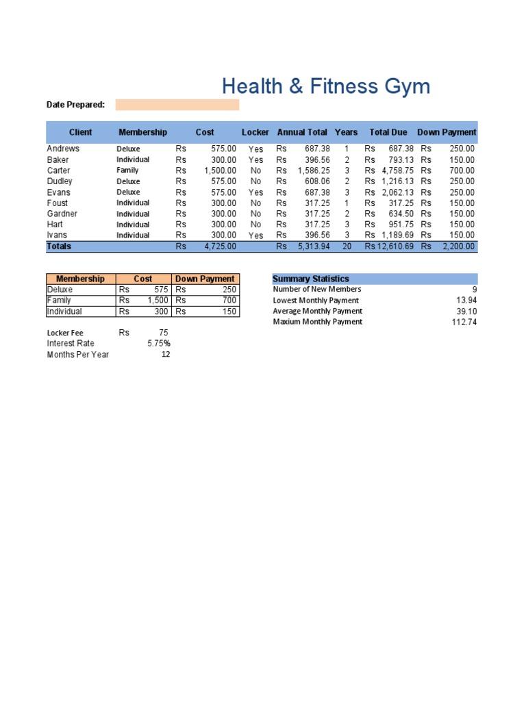 excel sheet practice | PDF