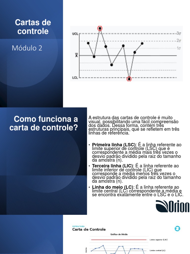 Cartas de Controle Módulo 2 | PDF | Desvio padrão