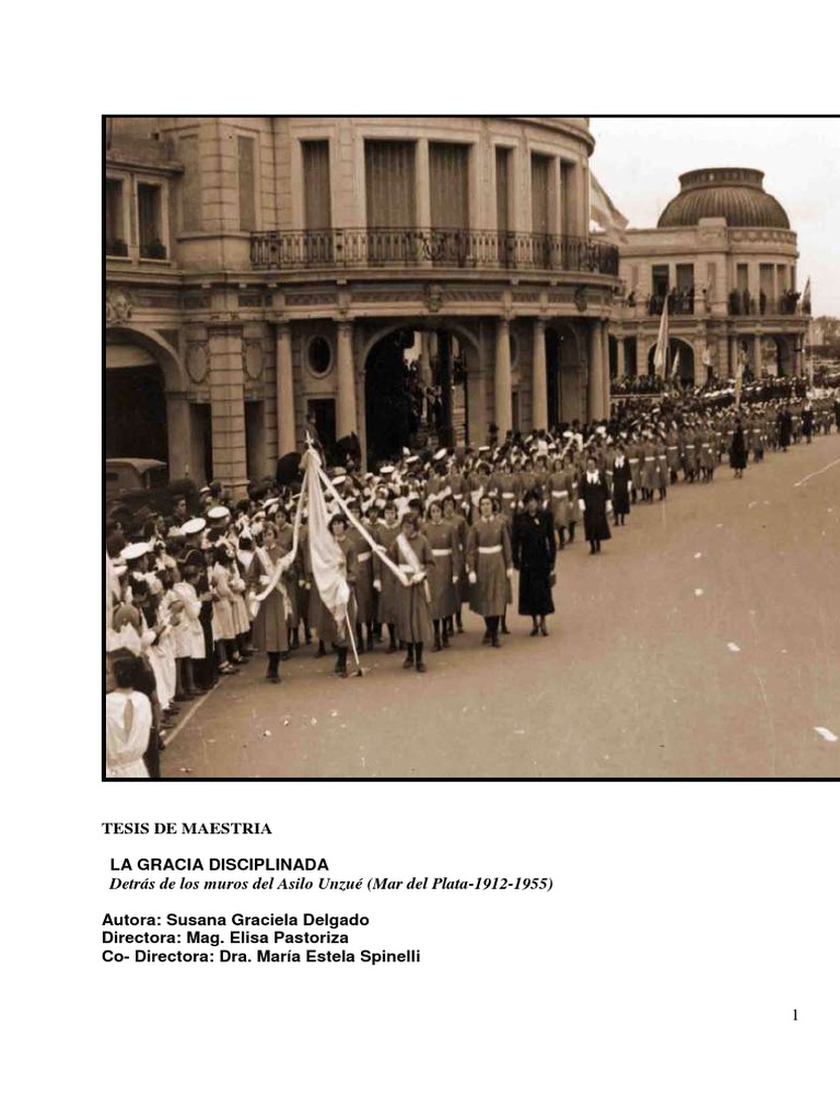 Detrás de Los Muros Del Asilo Unzué (Mar Del Plata-1912-1955) | PDF ...