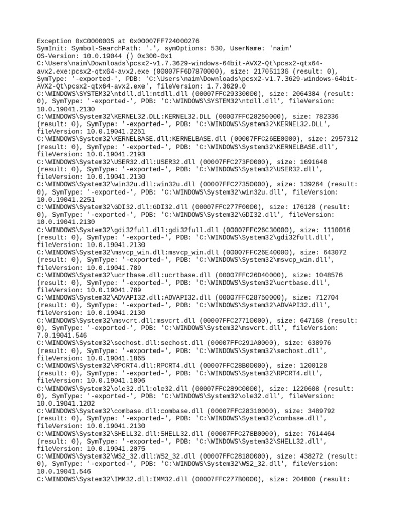 Crash 2022 11 26 07 42 01 652 | PDF | Computing Platforms | Operating System Families