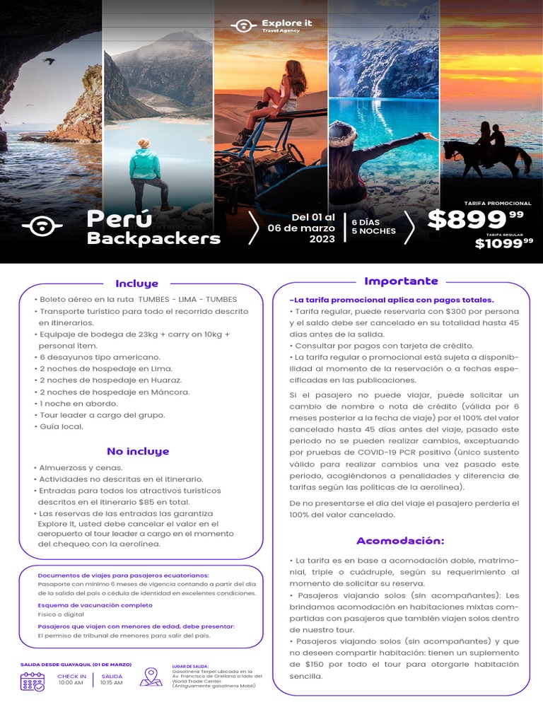 Perú Backpackers | PDF | Lima