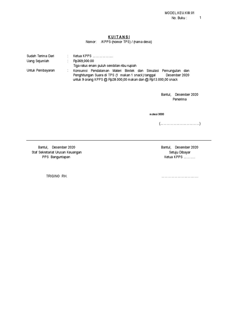 Form SPJ Banguntapan | PDF