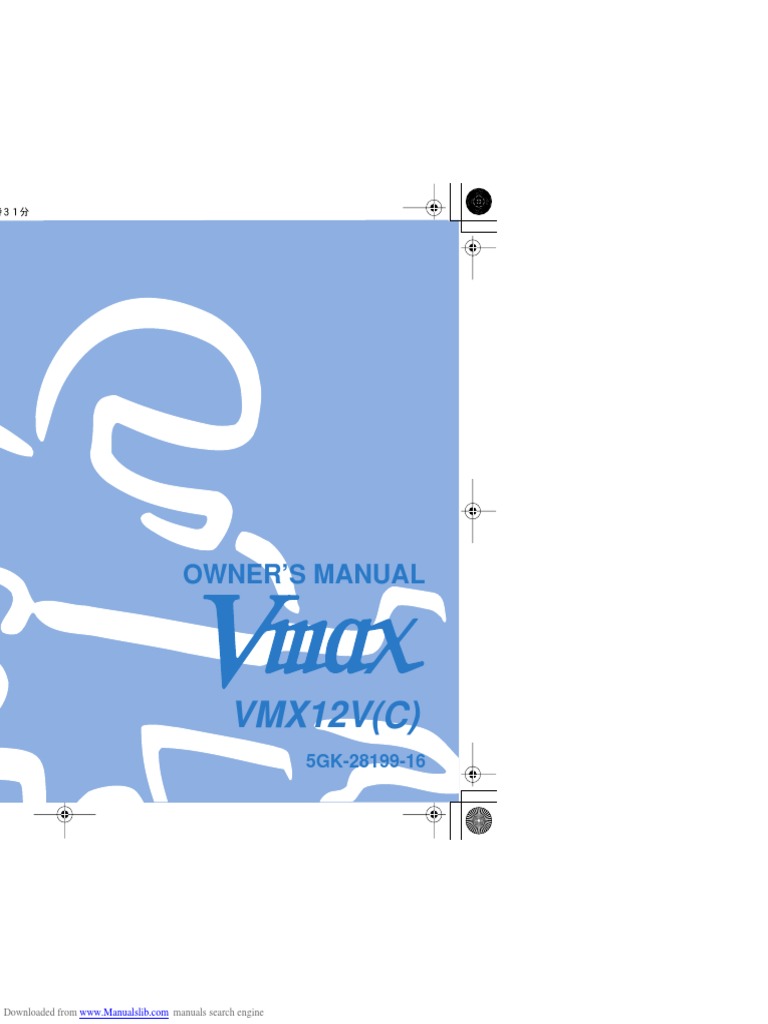 Vmax vmx12v | PDF | Clutch | Vehicle Parts