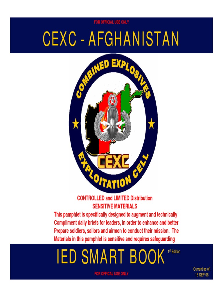 IED Smart Book | PDF | Improvised Explosive Device | Electrical Engineering
