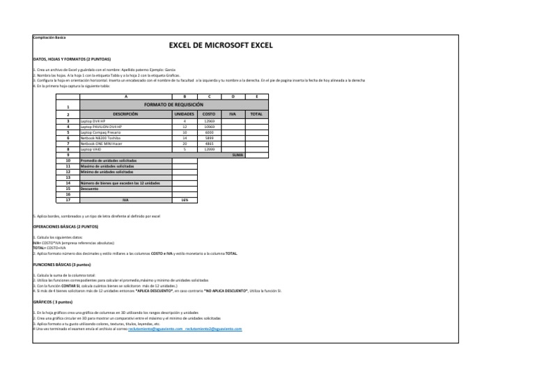 Prueba de Excel 2020 | PDF | Microsoft Excel | Ingeniería Informática Prueba de Excel 2020 | PDF | Microsoft Excel | Ingeniería Informática