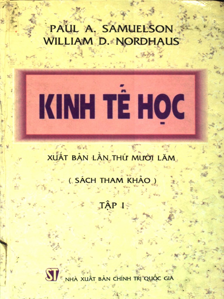 Sách Kinh Tế Học Tập 1 - Paul a.samuelson - 893540 | PDF