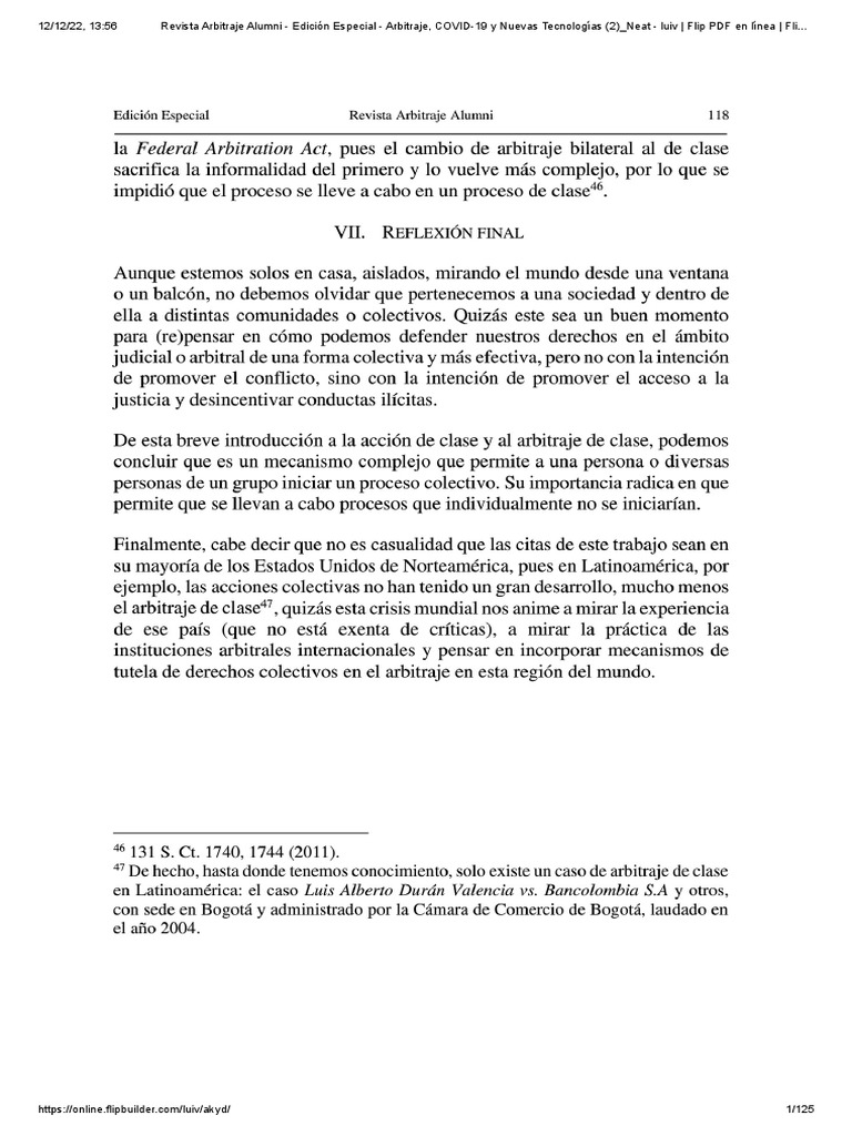 Revista Arbitraje Alumni - Edición Especial - Arbitraje, COVID-19 y Nuevas Tecnologías (2 ...