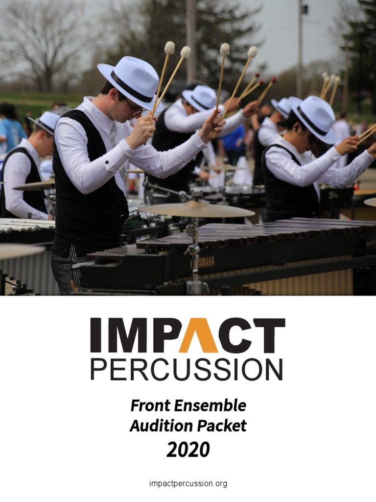 2020 IMPACT Percussion Front Ensemble Audition Packet | PDF | Musical ...