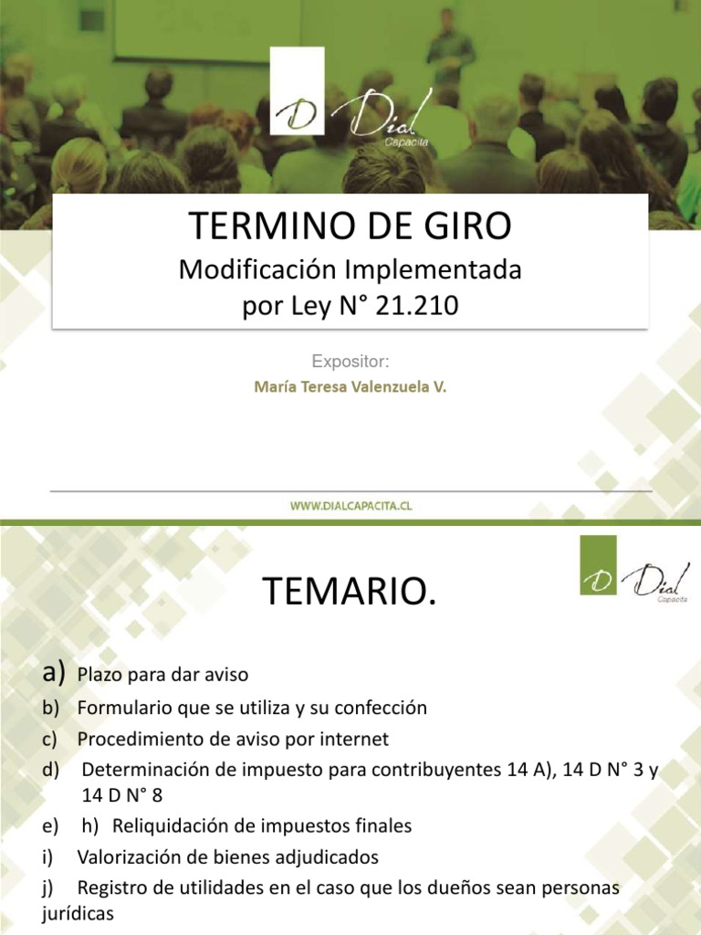 Termino de Giro | PDF | Impuestos | Business