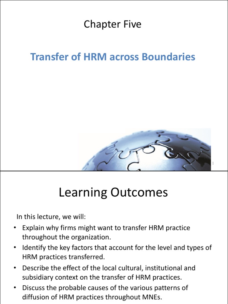Transferring HRM Across Boundaries | PDF | Human Resource Management ...