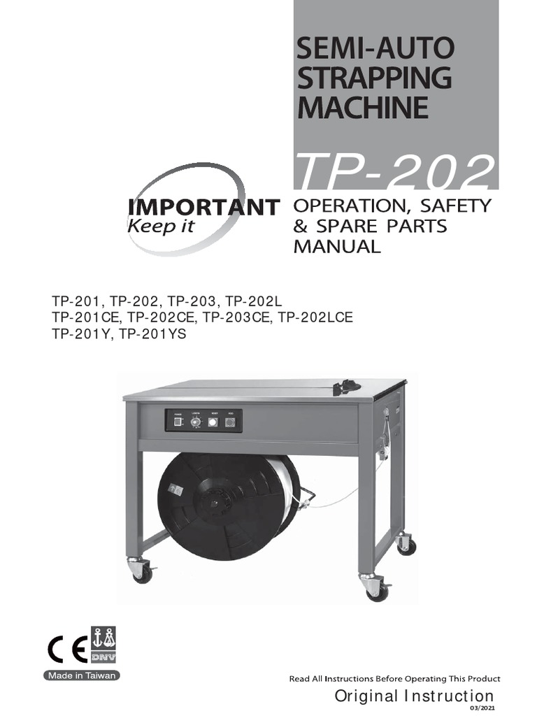Flejadora de Mesa TP-202 | PDF | Safety | Electrical Wiring