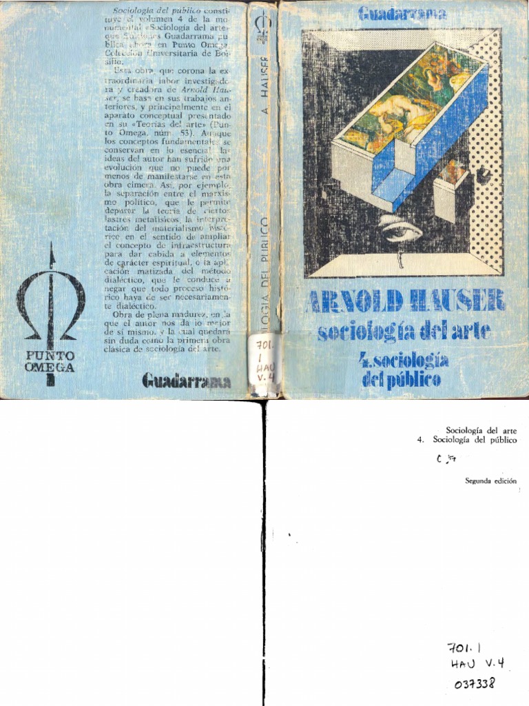 Arnold Hauser Sociologia Del Arte | PDF | Dialéctico | Autor