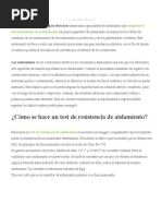 Comprobación y Megado de Cables | PDF | Resistencia Eléctrica y ...
