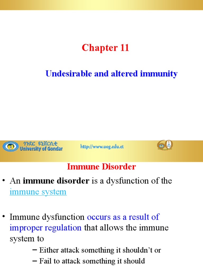 Chapter 11 Undisarable and Alterd Immunoty | PDF | Immunodeficiency | Immune System