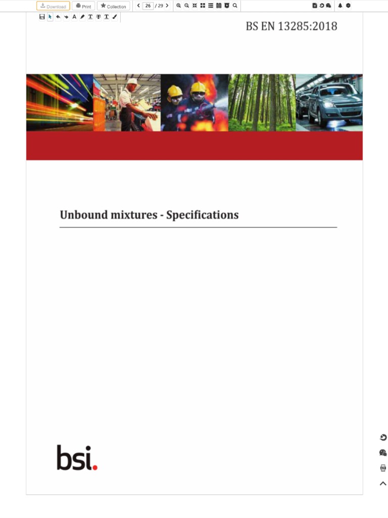 BS en 13285 - 2018, Unbound Mixtures | PDF