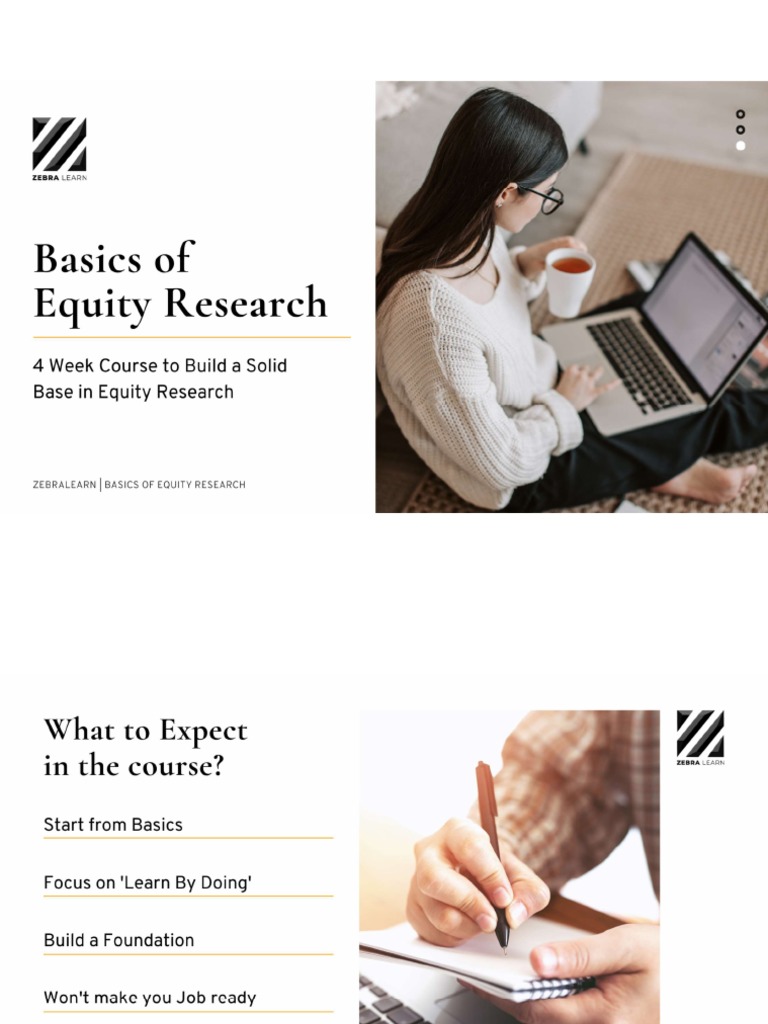 Basics of Equity Research Session 01 | PDF