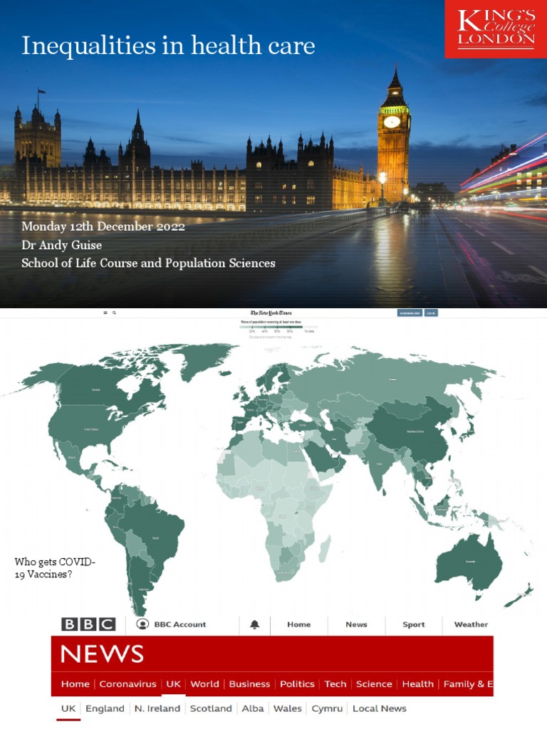 Inequalities Healthcare Dec2022 | PDF | Health Equity | Social Inequality