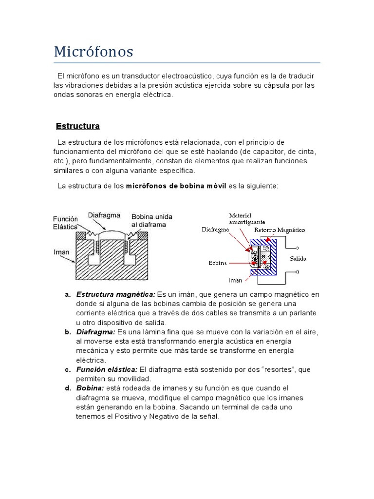 3 - Micrófonos | PDF | Micrófono | Altoparlante
