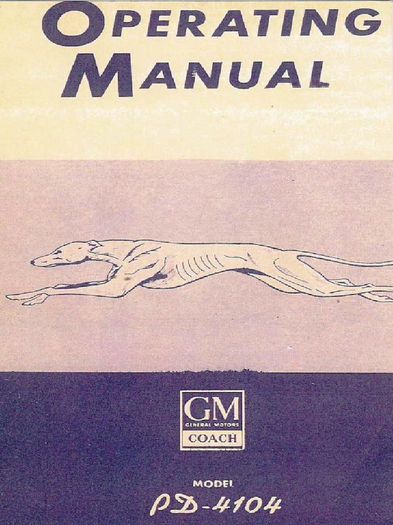 GM PD 4104 Manual Availability | PDF | Computers