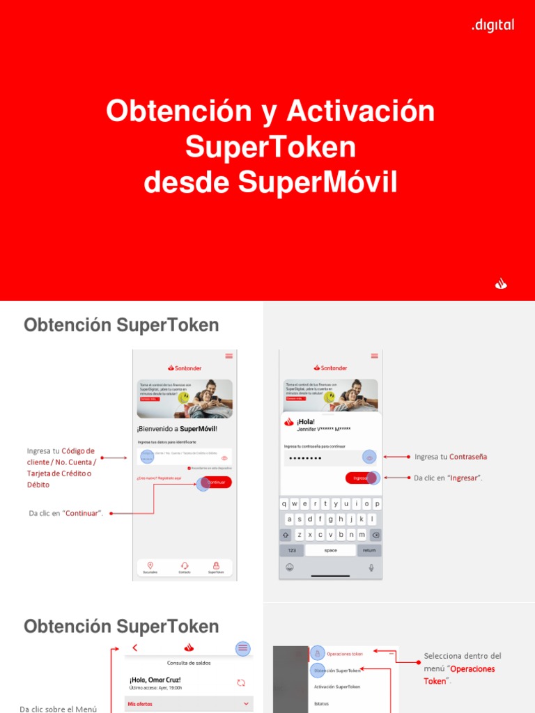 Activación de SuperToken en Santander | PDF | Informática | Edad de información