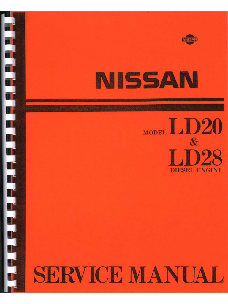 Nissan LD20 LD28 Manual de Taller | PDF