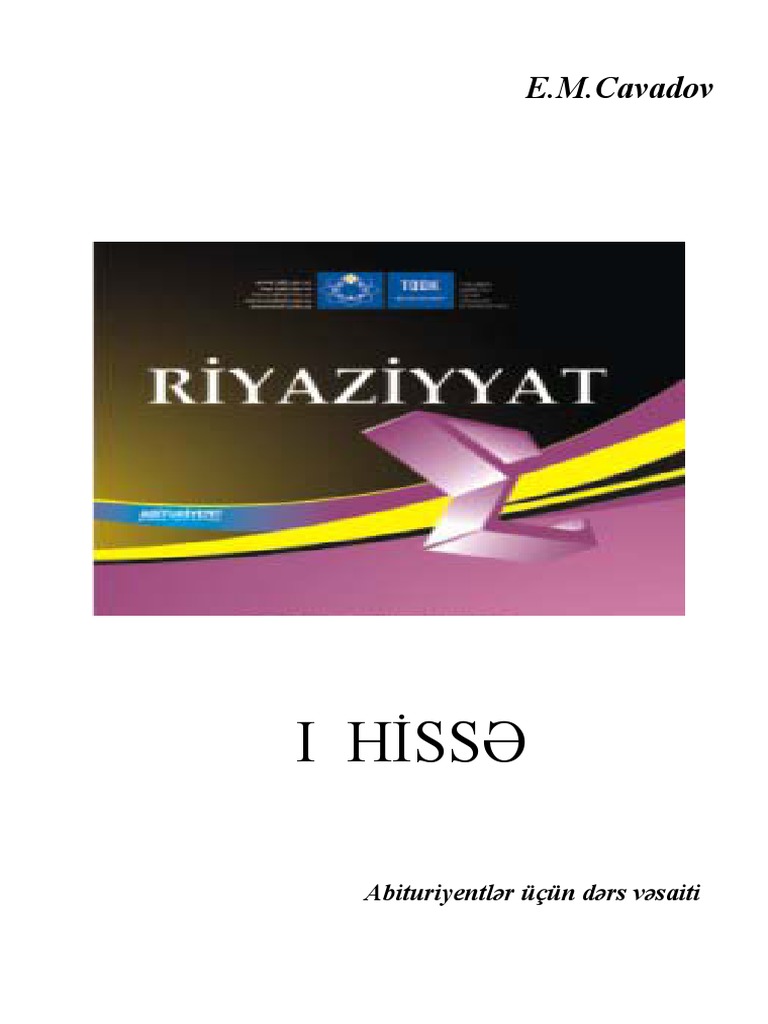 Riyaziyyat, Dərs Vəsaiti | PDF