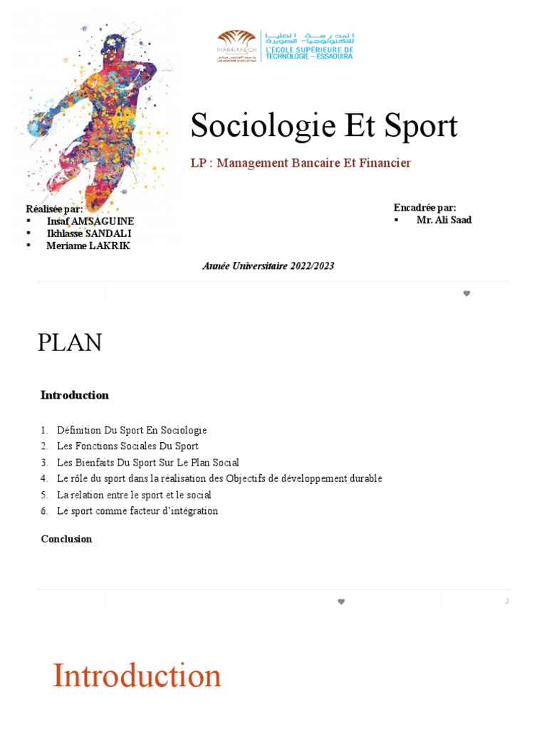 Impact Social du Sport en Sociologie | PDF | Des sports | Égalité des sexes