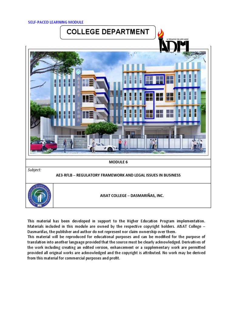 Module 6 - Ae3 RFLB | PDF | Intellectual Property | Patent