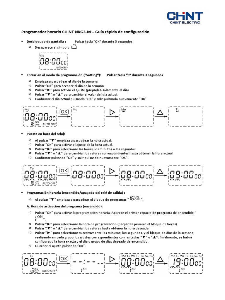 Guía Rápida de Configuración - NKG3-M | PDF