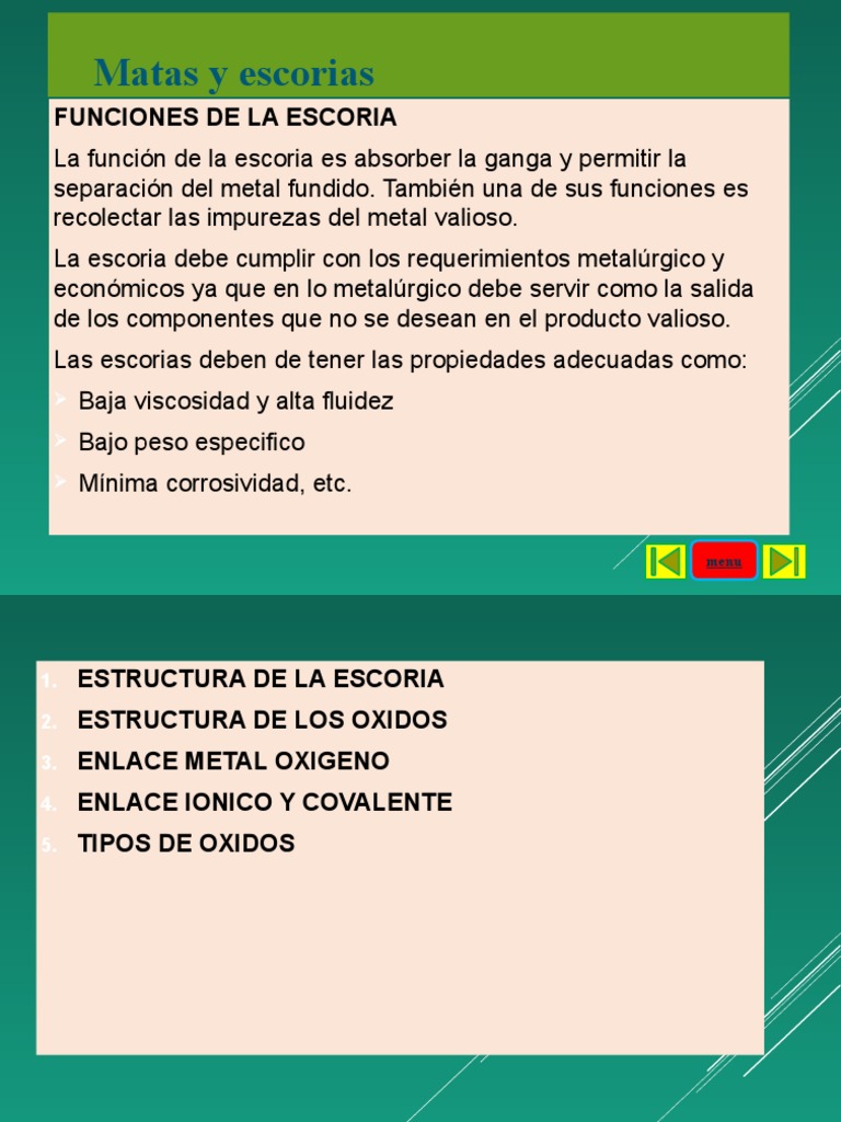 Funciones y Estructura de la Escoria | PDF | Hogar, jardinería y ...
