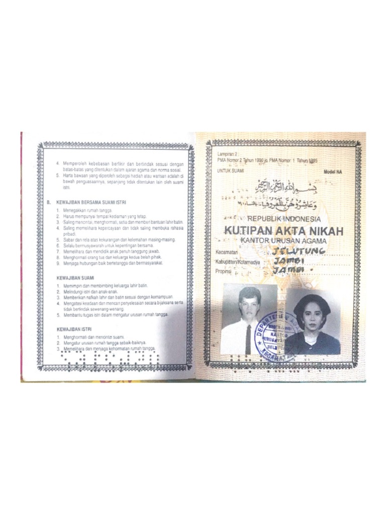 Buku Nikah Pdf