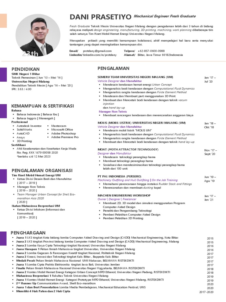 CV 2021 | PDF | Bisnis | Seni