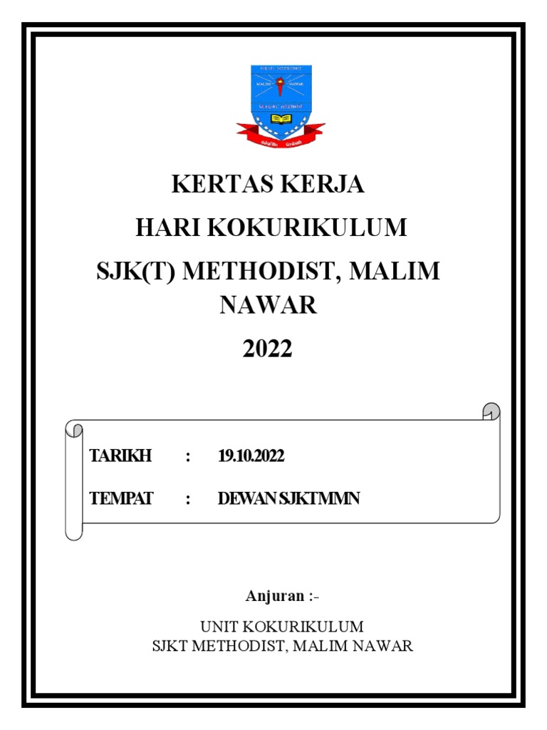 Kertas Kerja Hari Kokurikulum 2022 | PDF