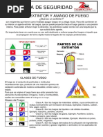 Manejo y Tipos de Extintores | PDF | Incendios | Materiales