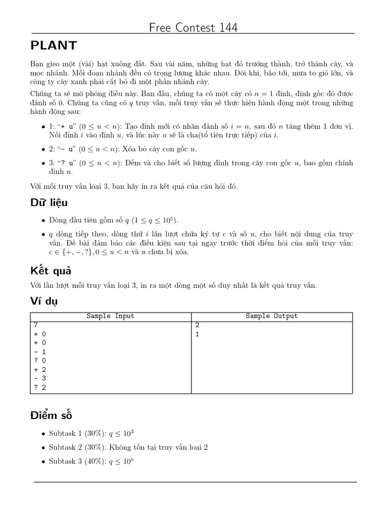PLANT (Vi - VN) | PDF