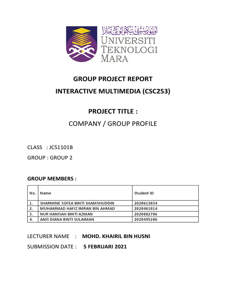 Report Project csc253 | Download Free PDF | Adobe Flash | Multimedia