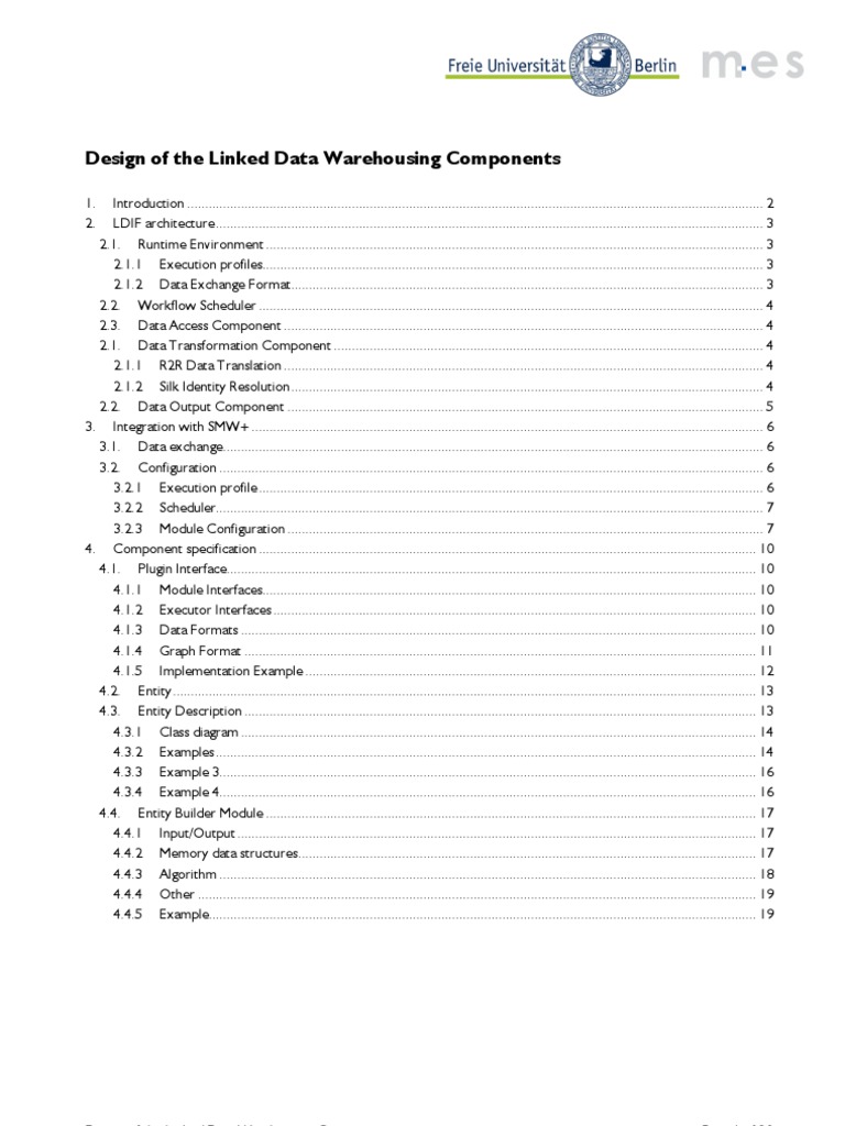 Designofthe Linked Data Warehousing Components | PDF | Resource Description Framework ...