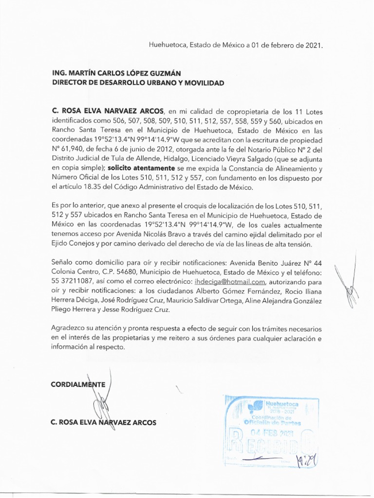 Constancia de Alineamiento | PDF Constancia de Alineamiento | PDF