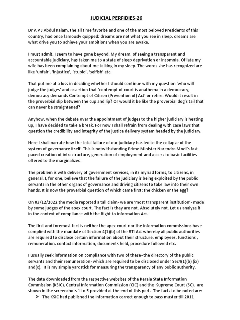 Judicial Perfidies 26 | Download Free PDF | Public Law | Government